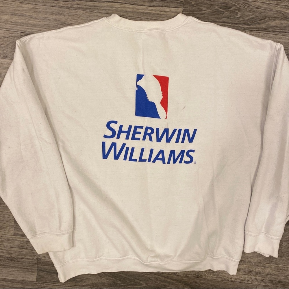 Sherwin Williams Painting Crewneck Sweatshirt Xl Meas… - Gem